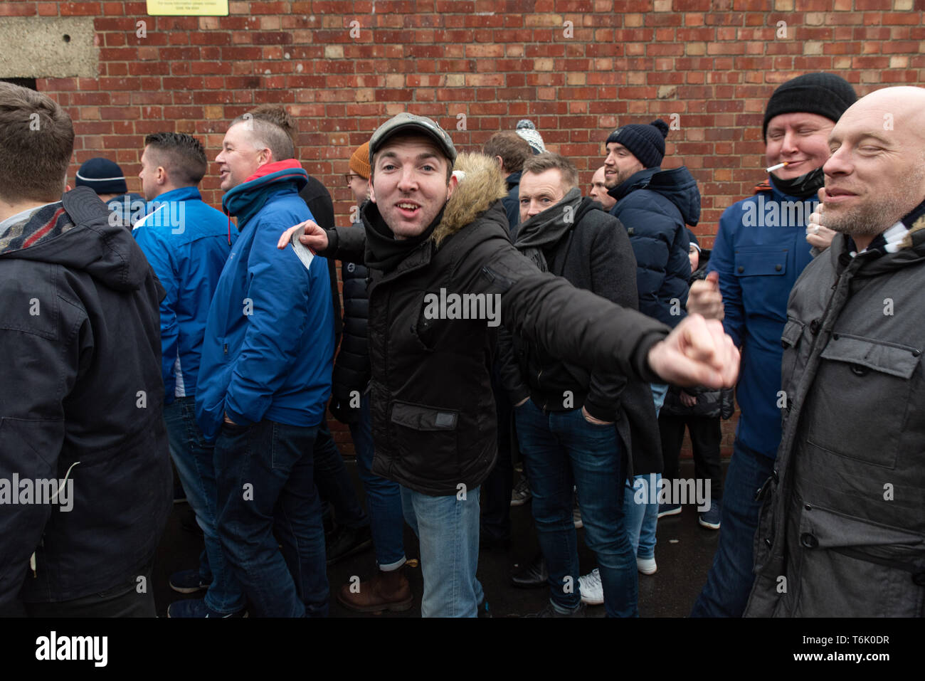 Tottenham Hotspur's fans at a FA Cup tie against Crystal Palace ...