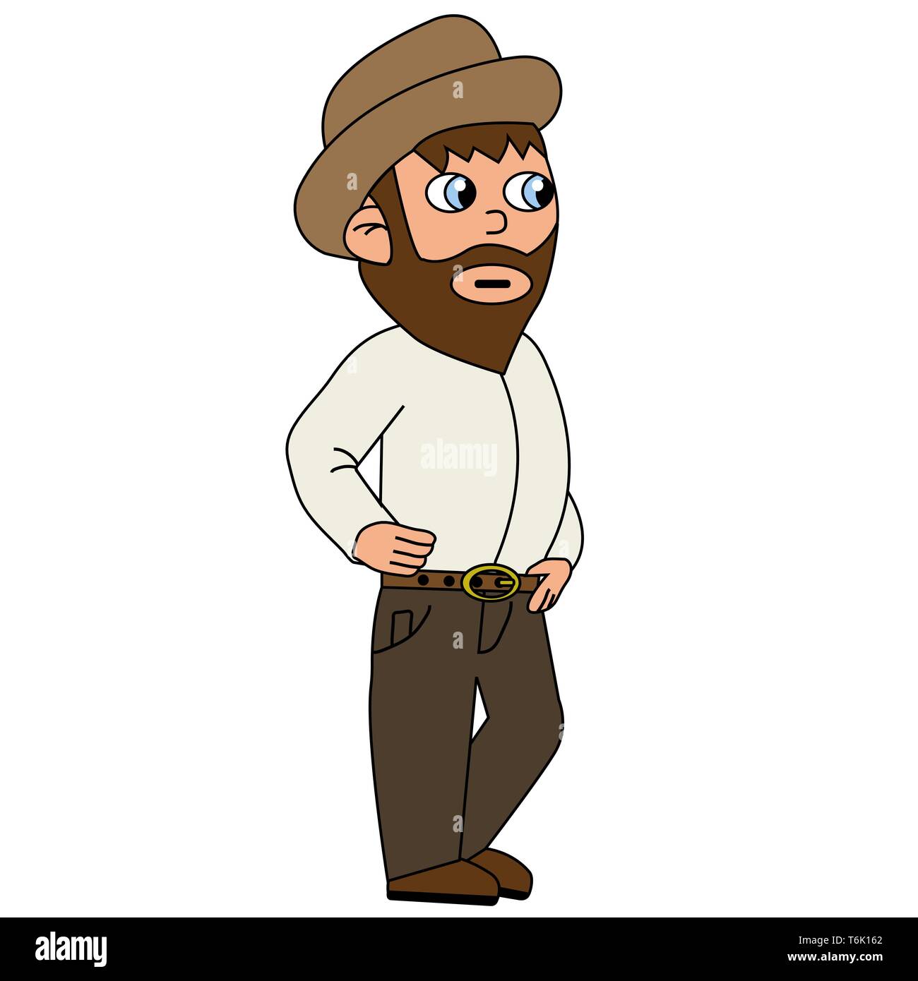 Look around illustration Stock Vector Images - Alamy