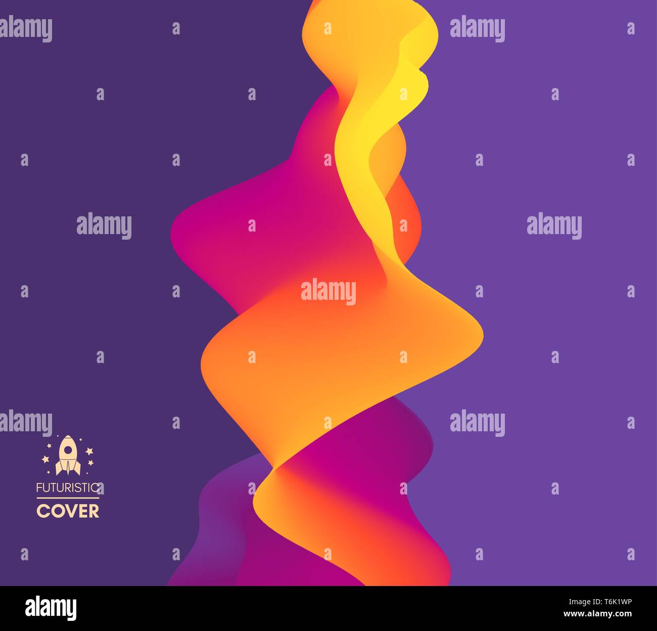 Colorful abstract background. Dynamic effect. Futuristic technology ...