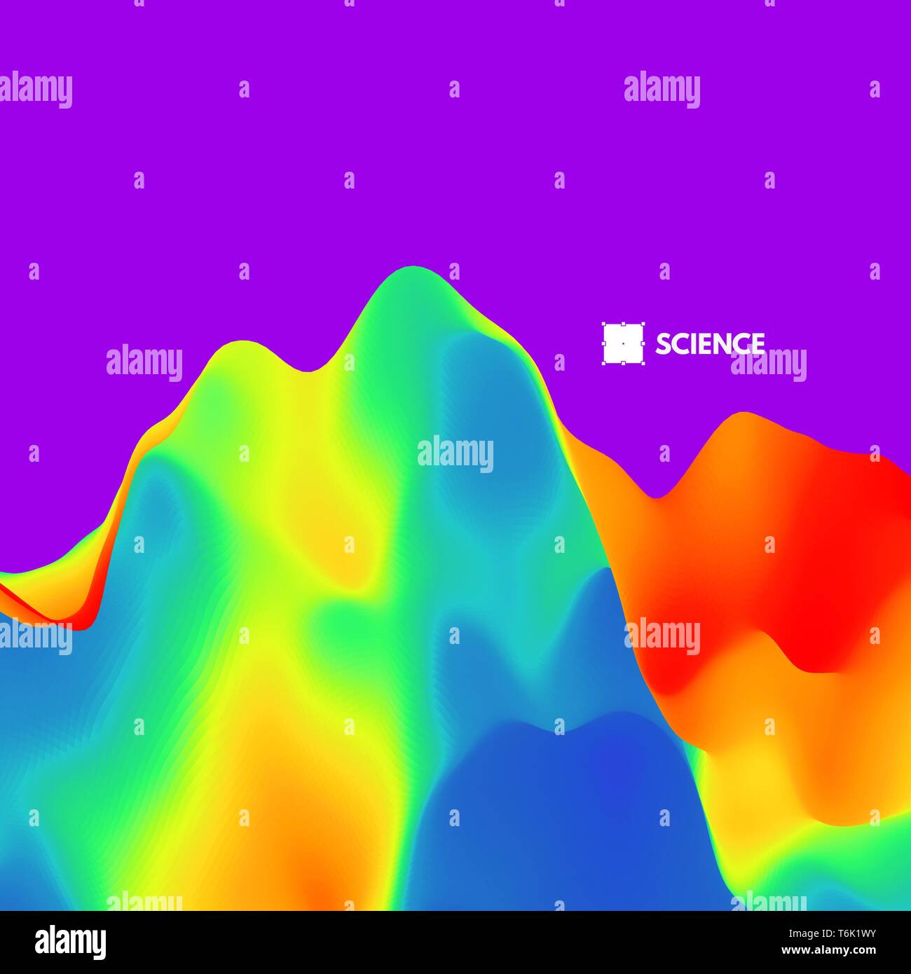 Colorful abstract background. Dynamic effect. Futuristic technology ...