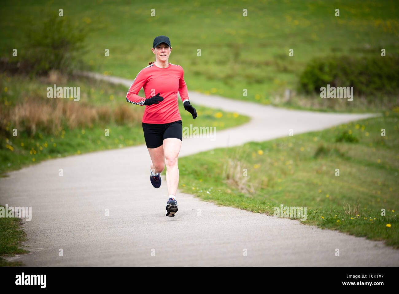 Woman 50s running hi-res stock photography and images - Alamy