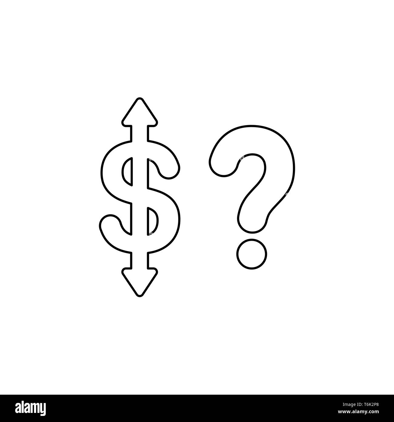 Question Mark Question Mark Down Arrow Illustration Arrow Question