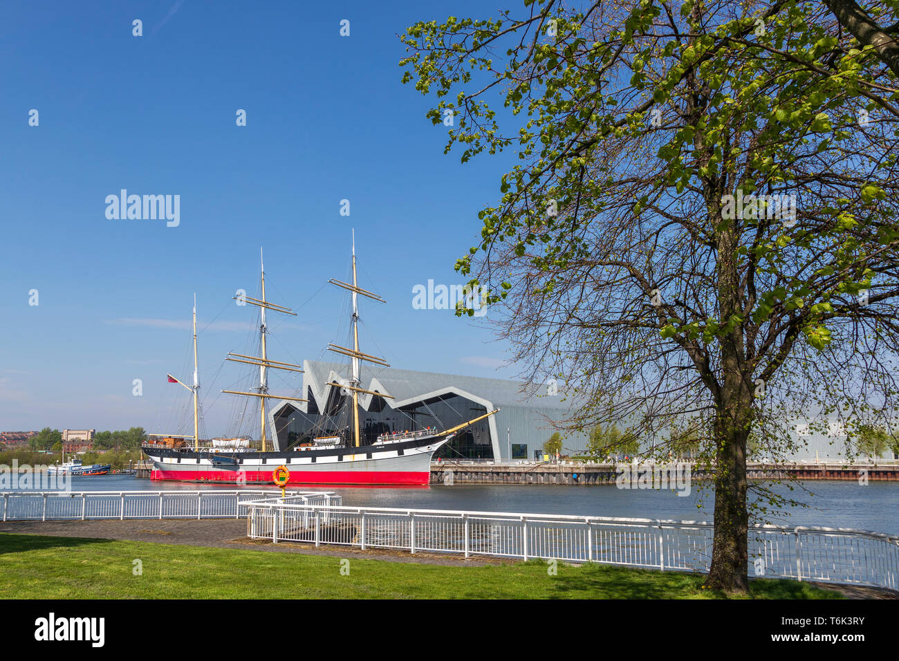 Glenlee tall ship, built in 1896, a three masted barque, now berthed on ...