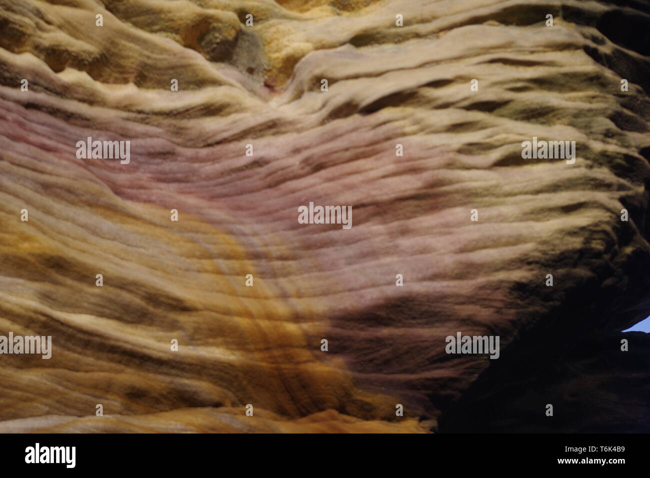 Caiplie Caves, Raised Beach Sea Cliff of Colourful Carboniferous ...