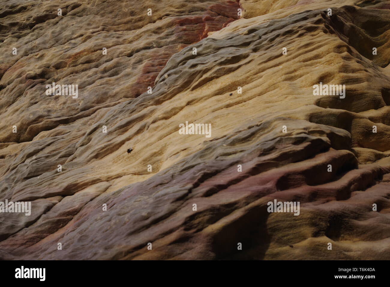 Caiplie Caves, Raised Beach Sea Cliff of Colourful Carboniferous ...