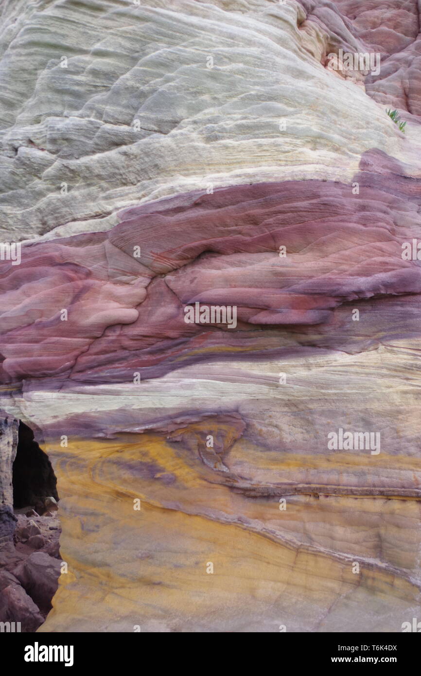 Caiplie Caves, Raised Beach Sea Cliff of Colourful Carboniferous ...