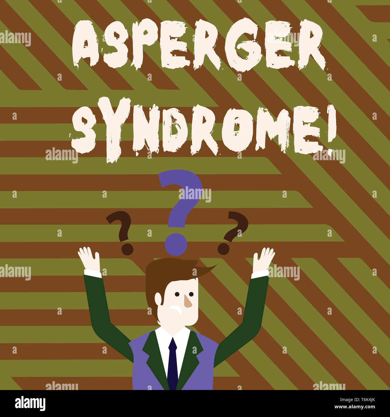 Conceptual hand writing showing Asperger Syndrome. Concept meaning ...