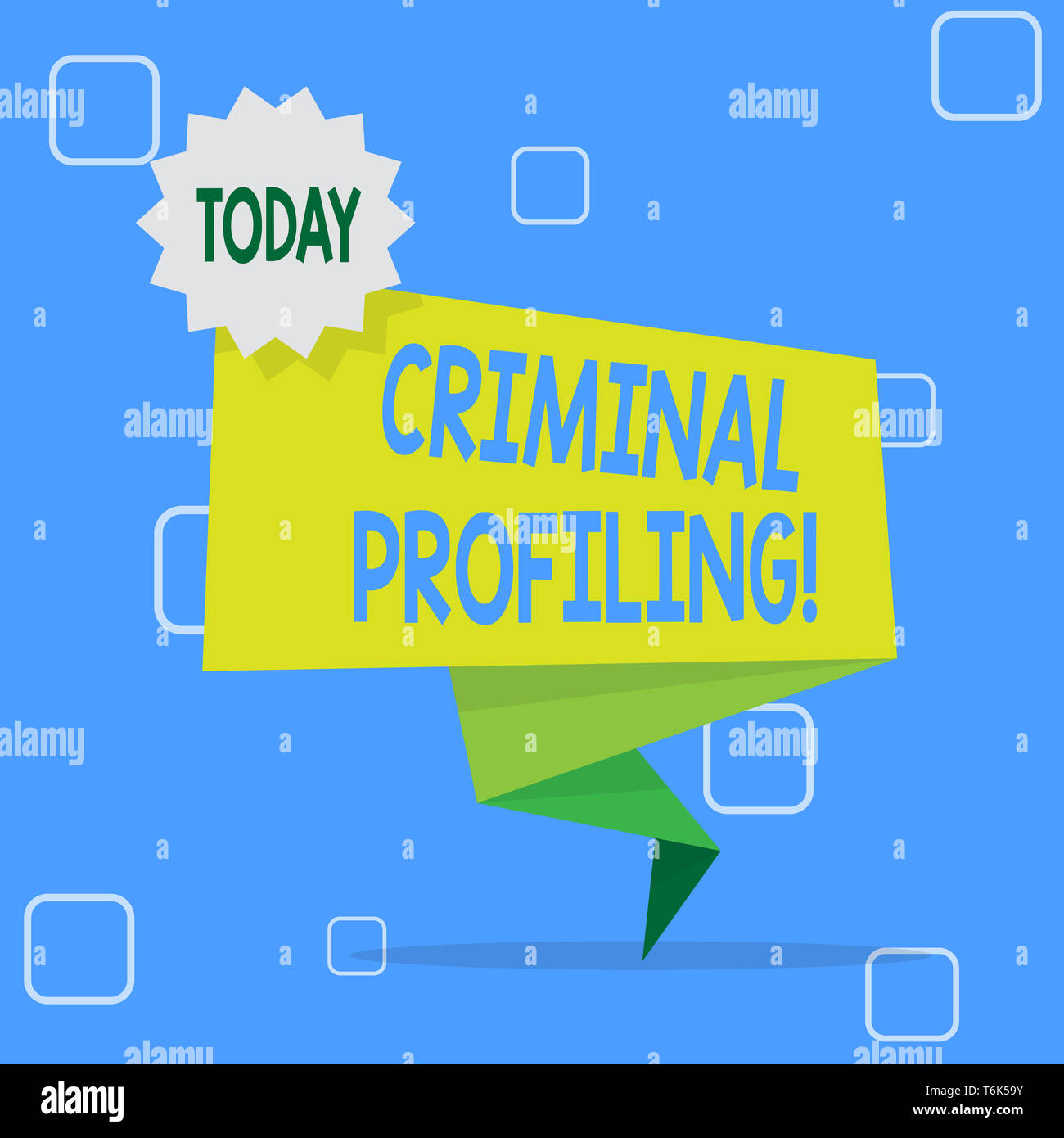 Handwriting text Criminal Profiling. Conceptual photo Develop profiles ...