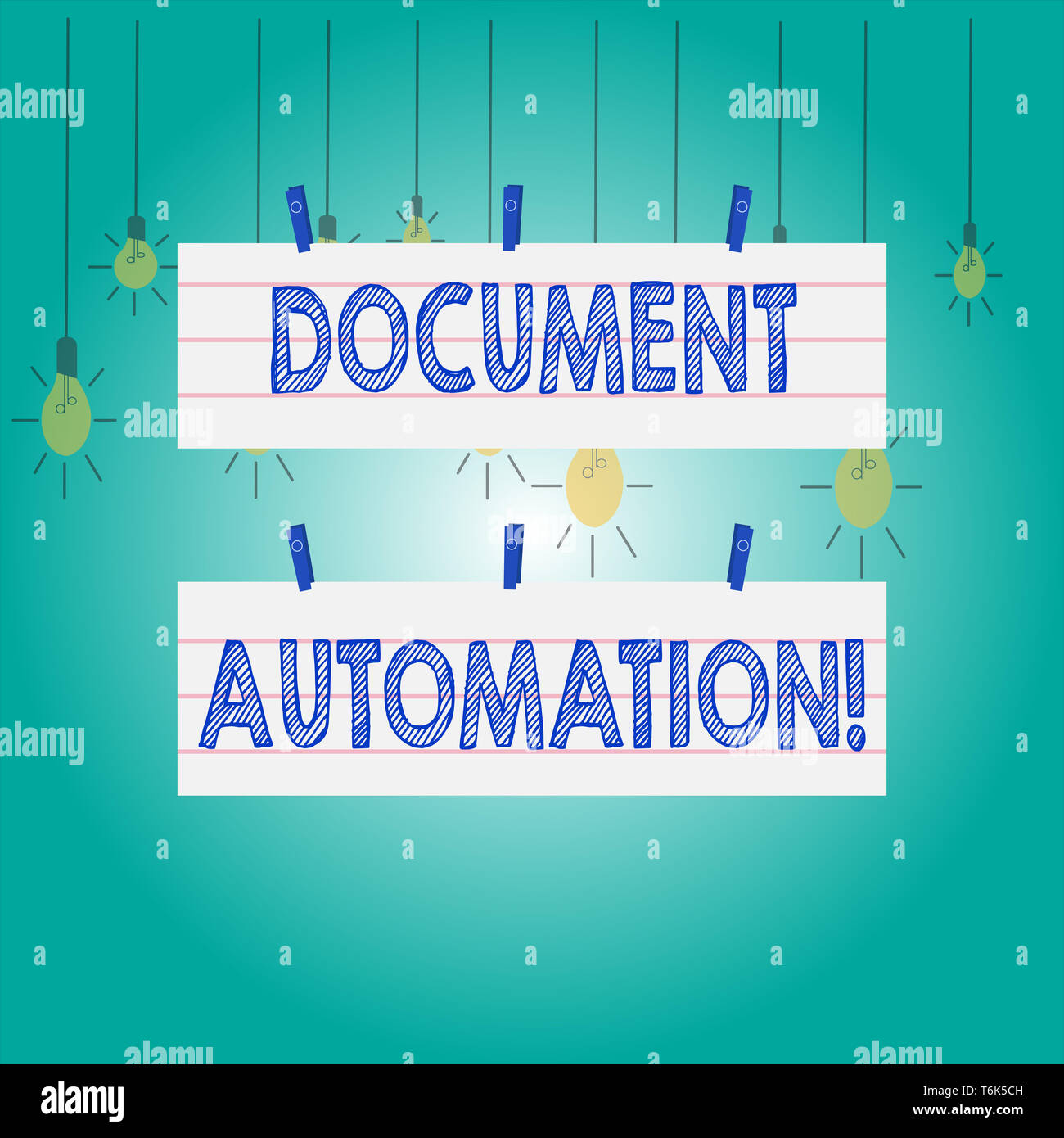 Word writing text Document Automation. Business photo showcasing ...