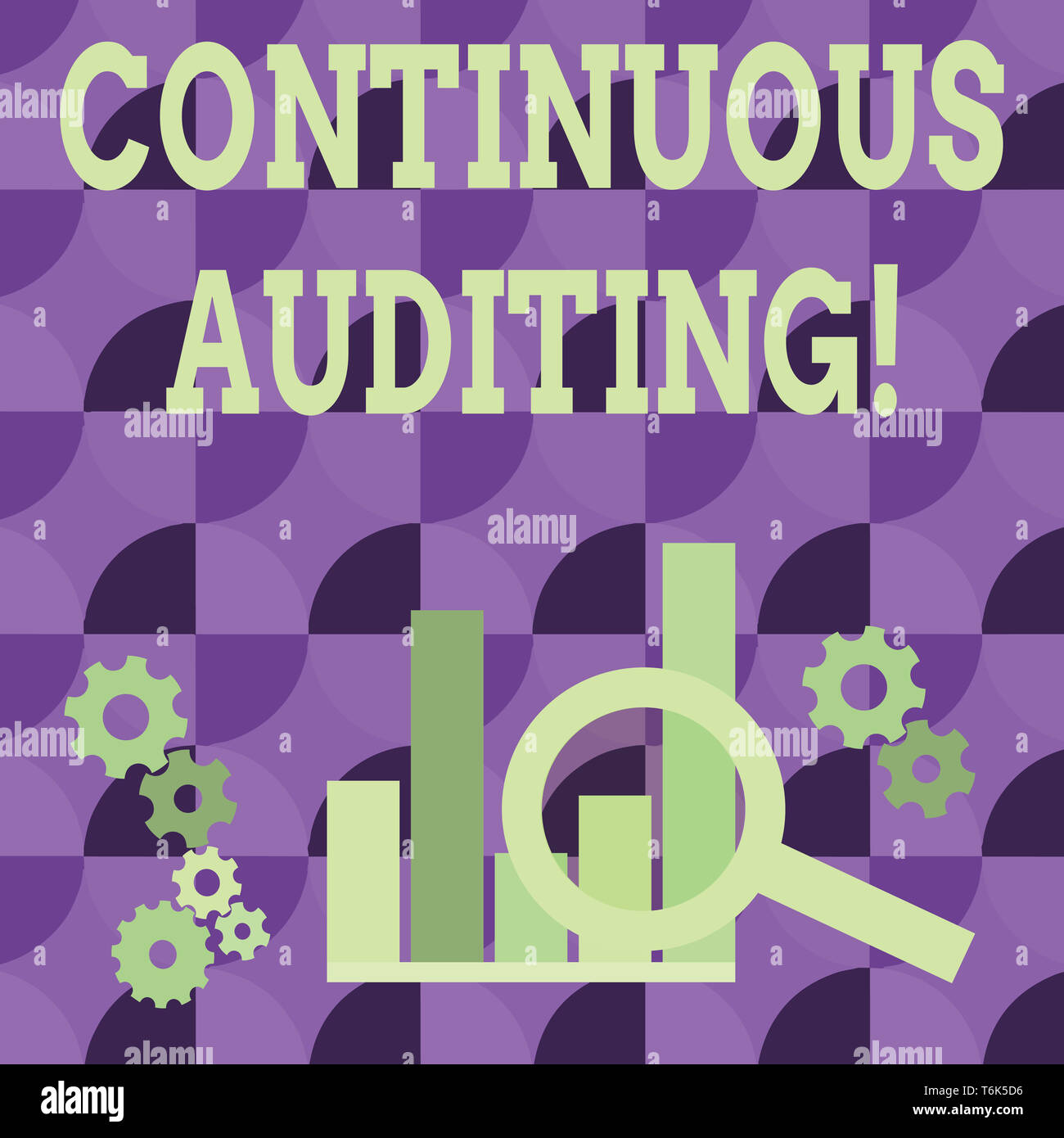 Conceptual hand writing showing Continuous Auditing. Concept meaning ...