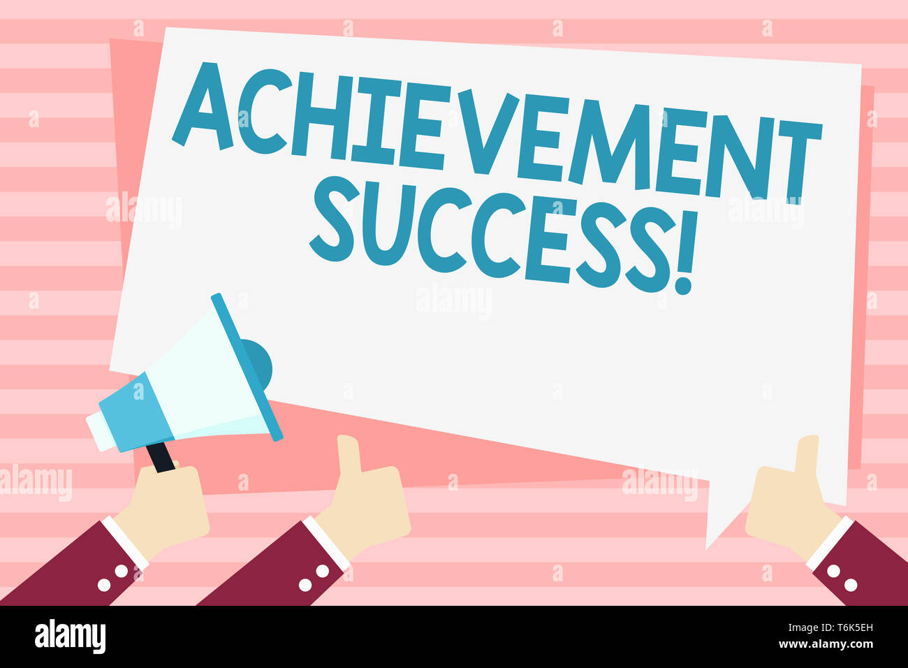 Handwriting text Achievement Success. Conceptual photo status of having ...