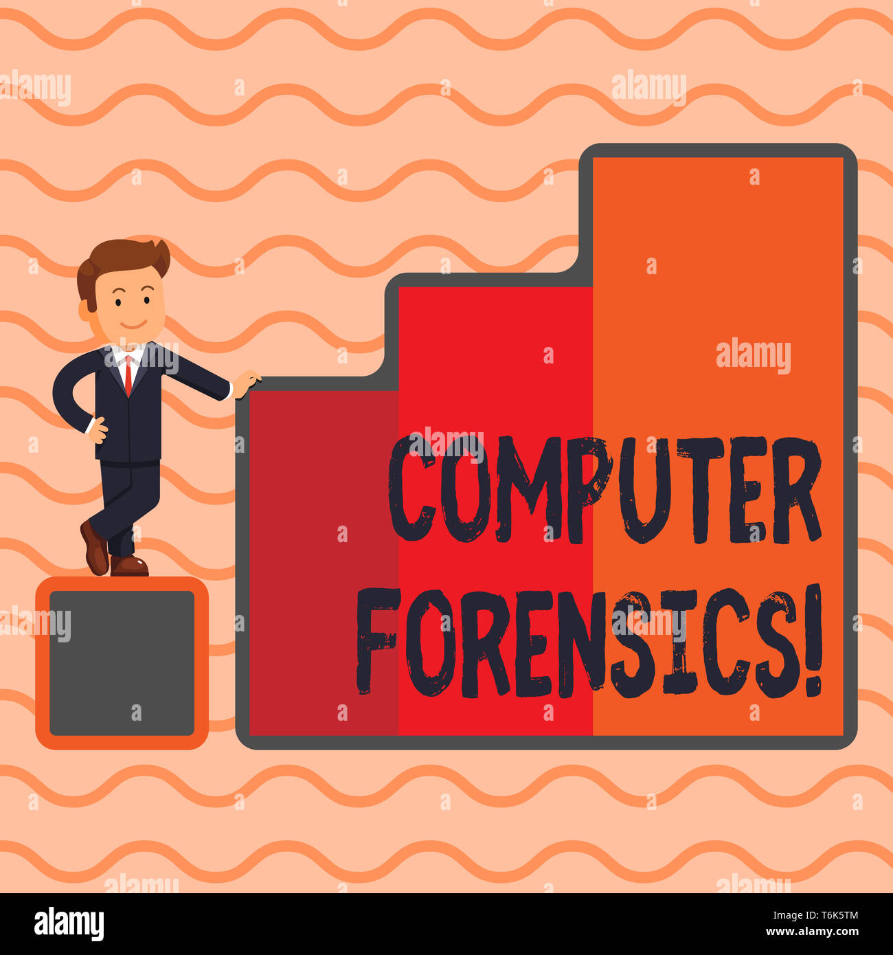 Word writing text Computer Forensics. Business photo showcasing the ...