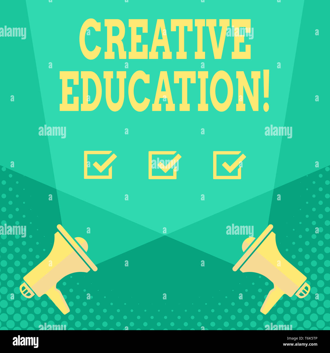 Handwriting text Creative Education. Conceptual photo students able to ...