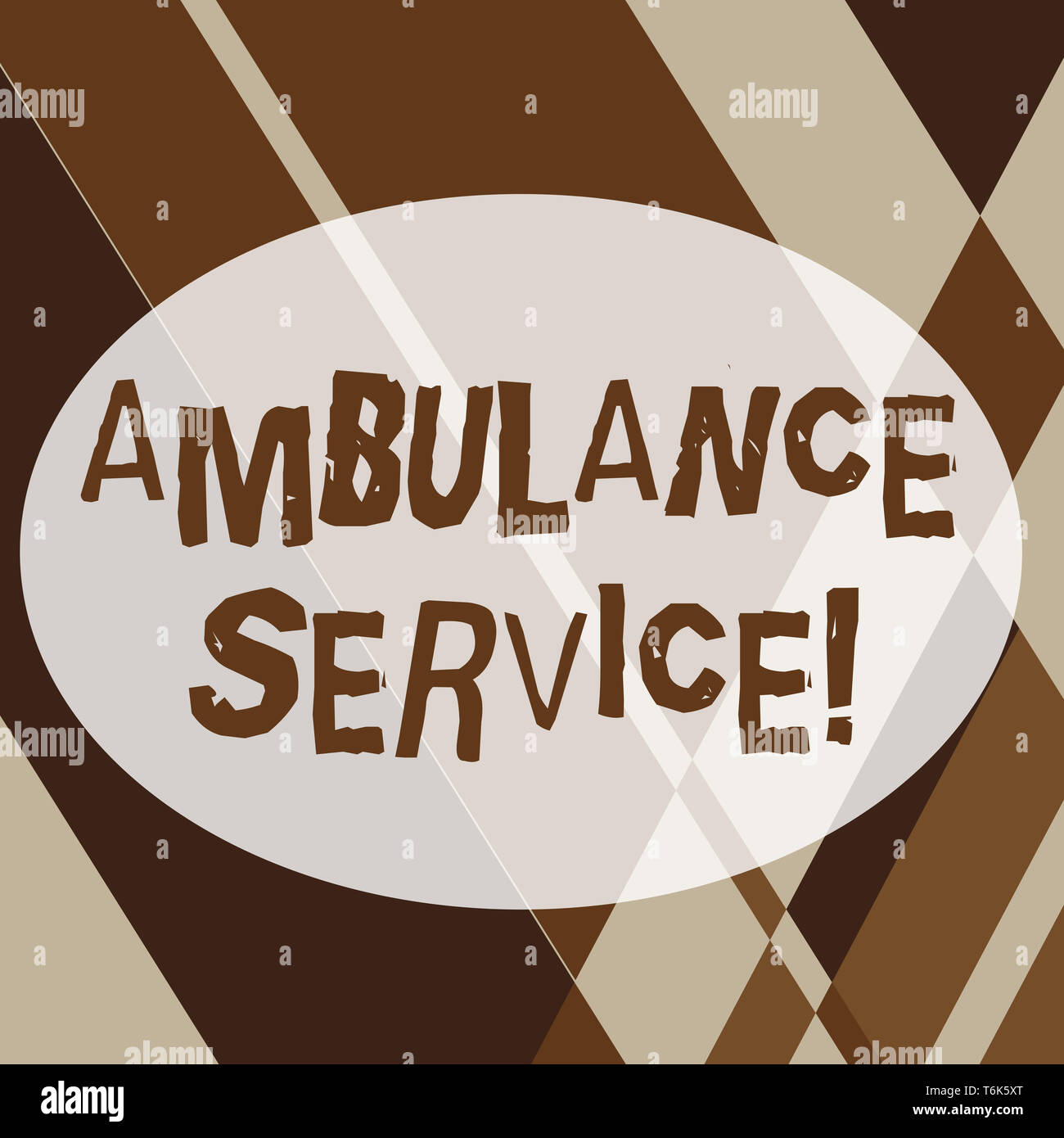 Text sign showing Ambulance Service. Business photo text emergency ...