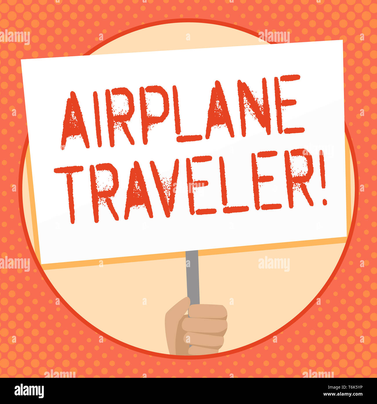 Writing note showing Airplane Traveler. Business concept for the action ...