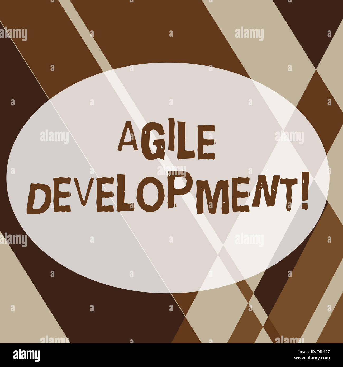 Text sign showing Agile Development. Business photo text alliance ...