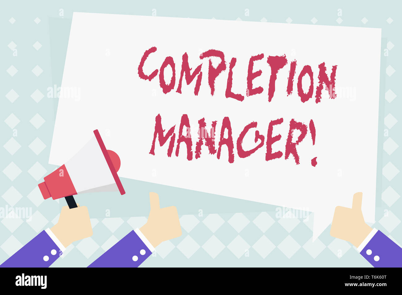 Conceptual hand writing showing Completion Manager. Concept meaning ...