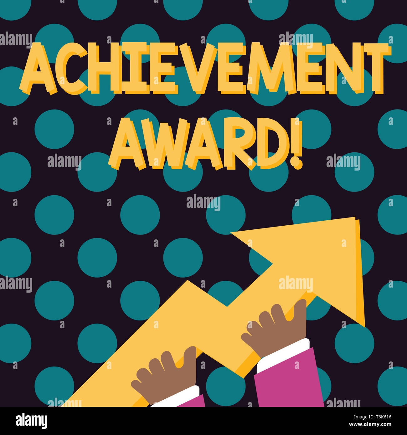 Word writing text Achievement Award. Business photo showcasing ...