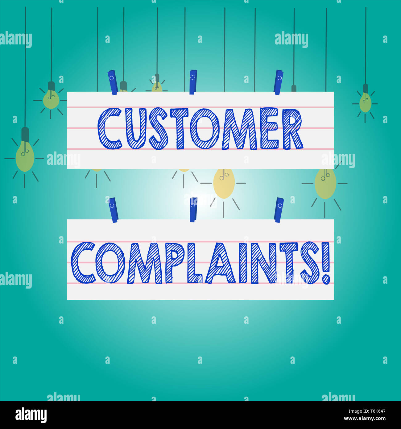 Word writing text Customer Complaints. Business photo showcasing ...