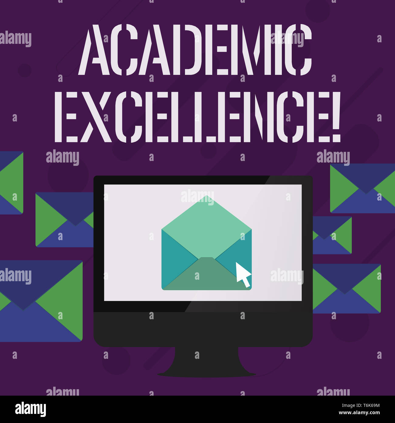 Writing note showing Academic Excellence. Business concept for ...