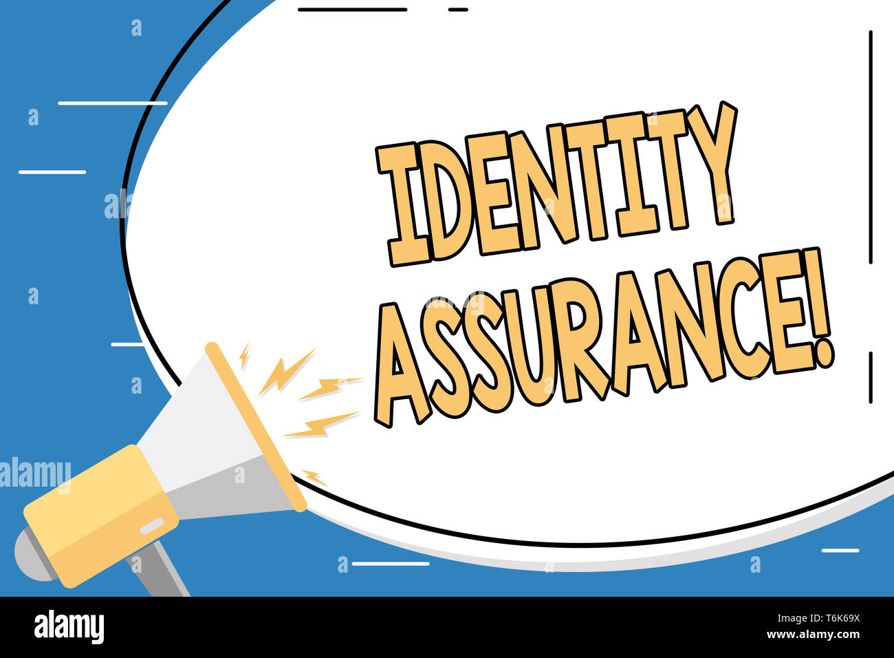 Conceptual hand writing showing Identity Assurance. Concept meaning ...