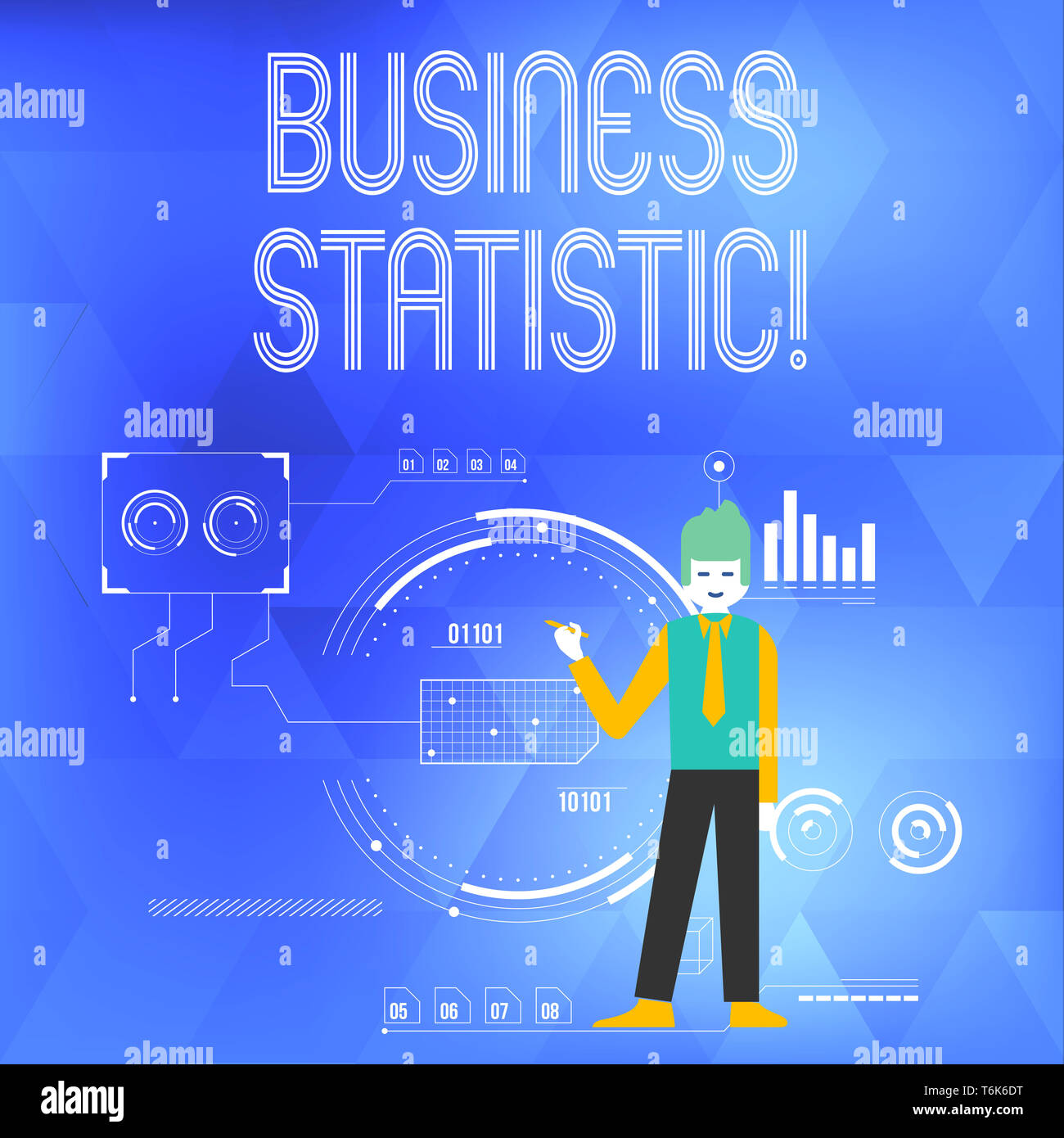 Word writing text Business Statistic. Business photo showcasing science ...