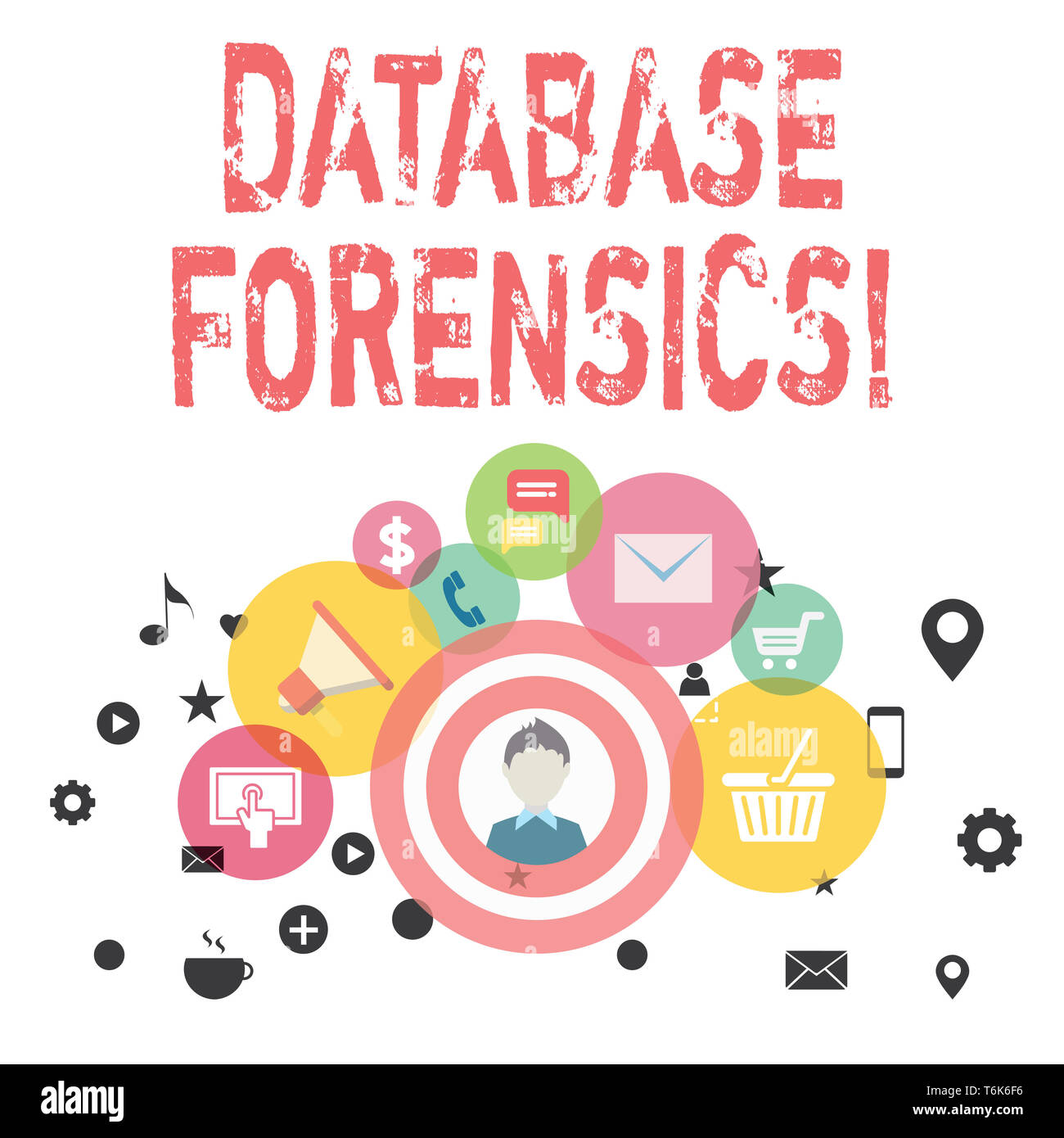 Text sign showing Database Forensics. Business photo showcasing identifying transactions within ...