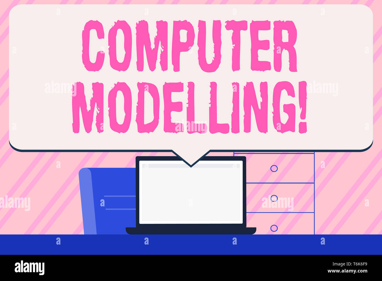 Conceptual hand writing showing Computer Modelling. Concept meaning ...