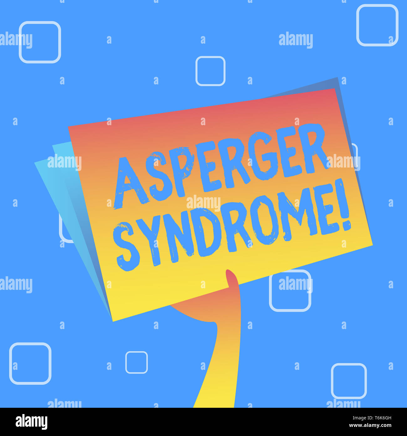 Handwriting text Asperger Syndrome. Conceptual photo characterized as a ...