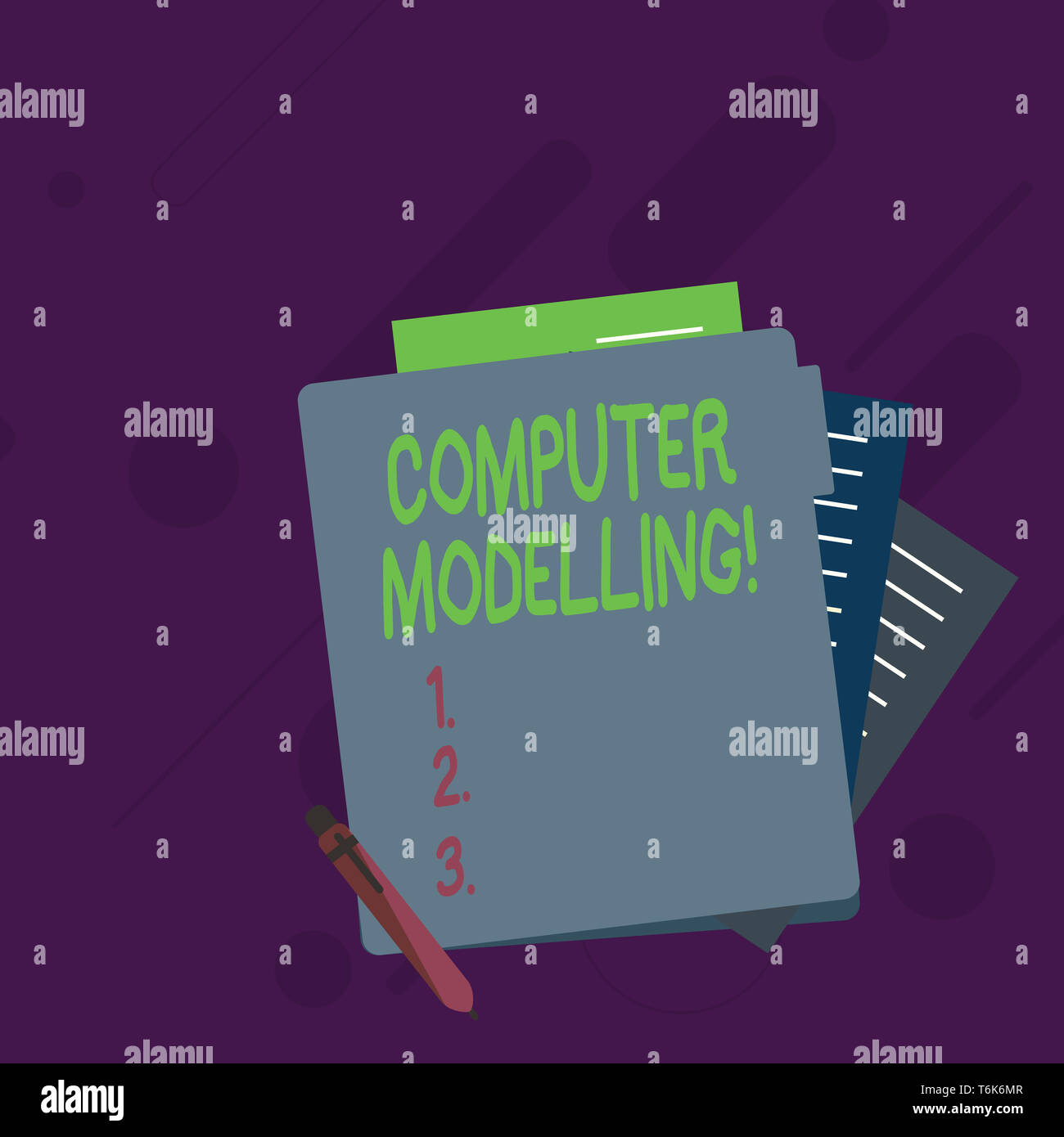Conceptual hand writing showing Computer Modelling. Concept meaning ...