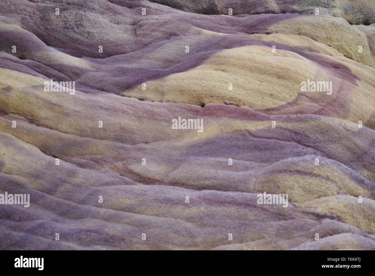 Caiplie Caves, Raised Beach Sea Cliff of Colourful Carboniferous ...