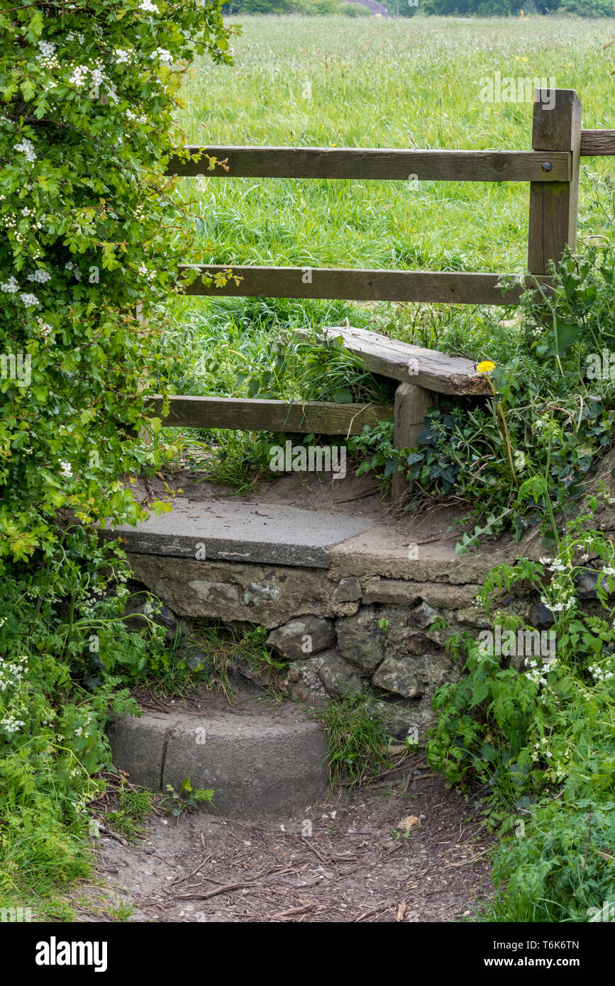 Wooden Stiles High Resolution Stock Photography and Images - Alamy