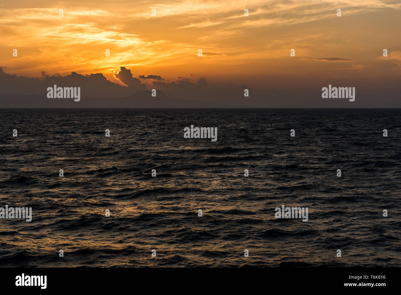 Dark ship light sea hi-res stock photography and images - Alamy