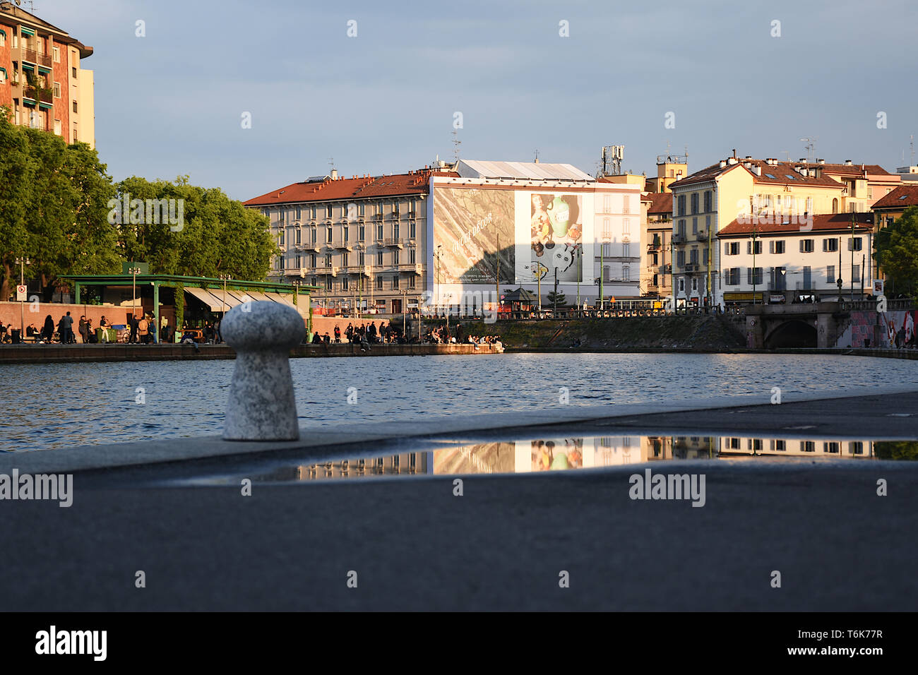 Darsena harbour hi-res stock photography and images - Alamy