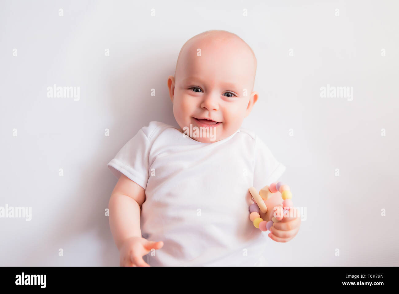 baby crying on a light background.Cry baby Stock Photo - Alamy