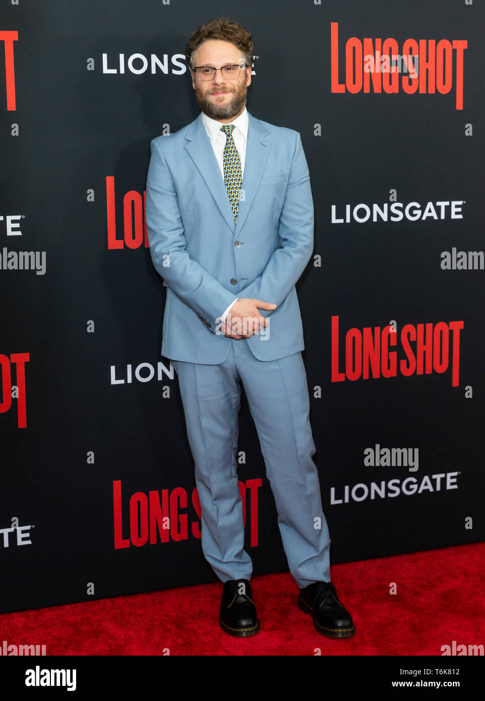 New York, NY - APRIL 30: Seth Rogen attends the premiere of "Long Shot ...