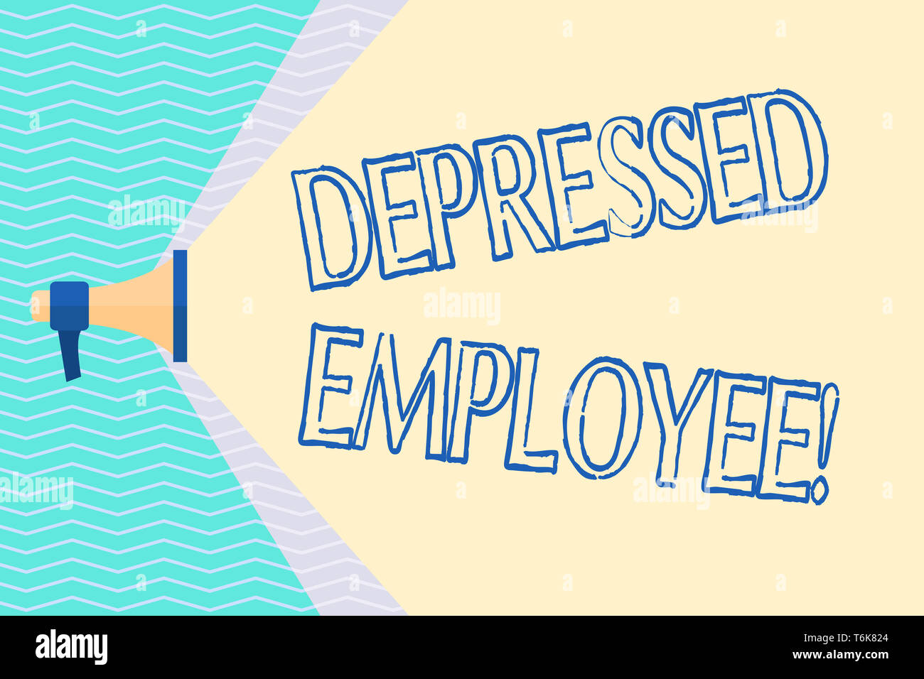 Conceptual hand writing showing Depressed Employee. Concept meaning ...
