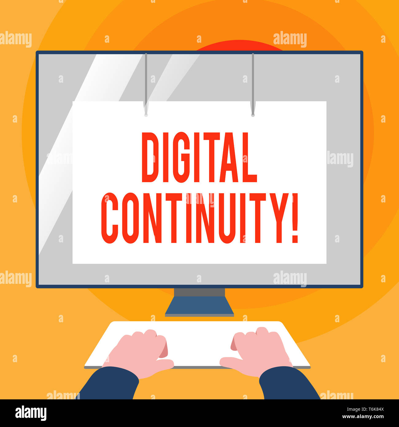 Word writing text Digital Continuity. Business photo showcasing ability ...
