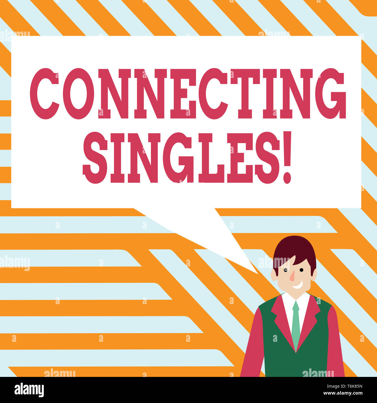 Handwriting text writing Connecting Singles. Conceptual photo online ...