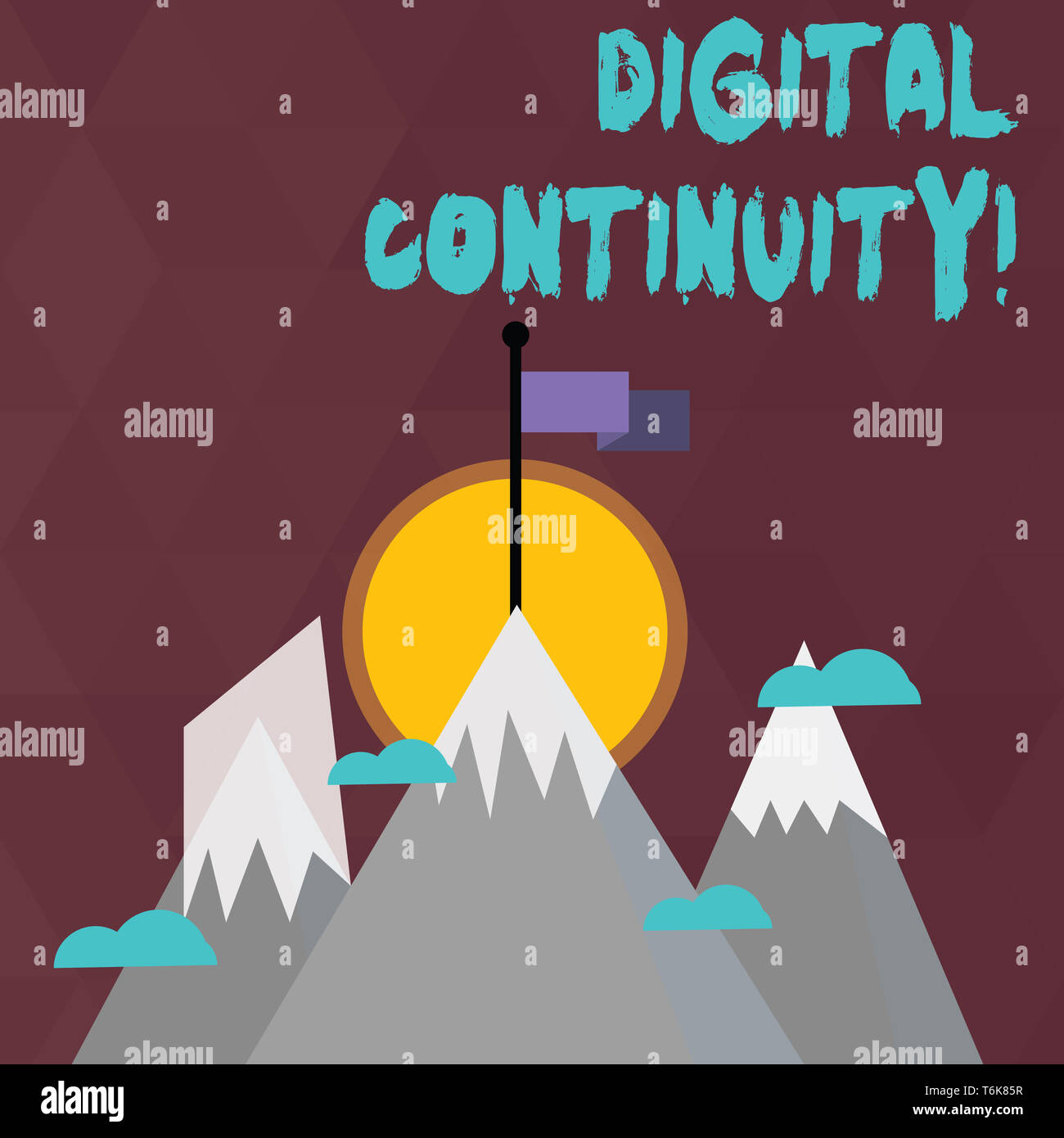 Conceptual hand writing showing Digital Continuity. Concept meaning ...