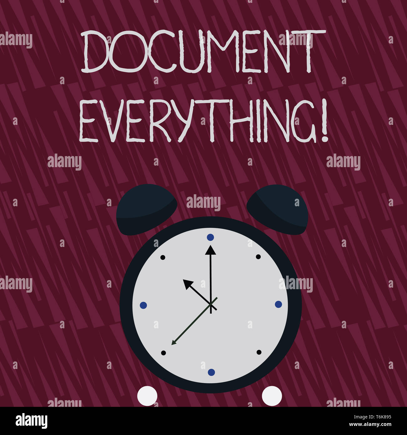 Writing note showing Document Everything. Business concept for computer ...