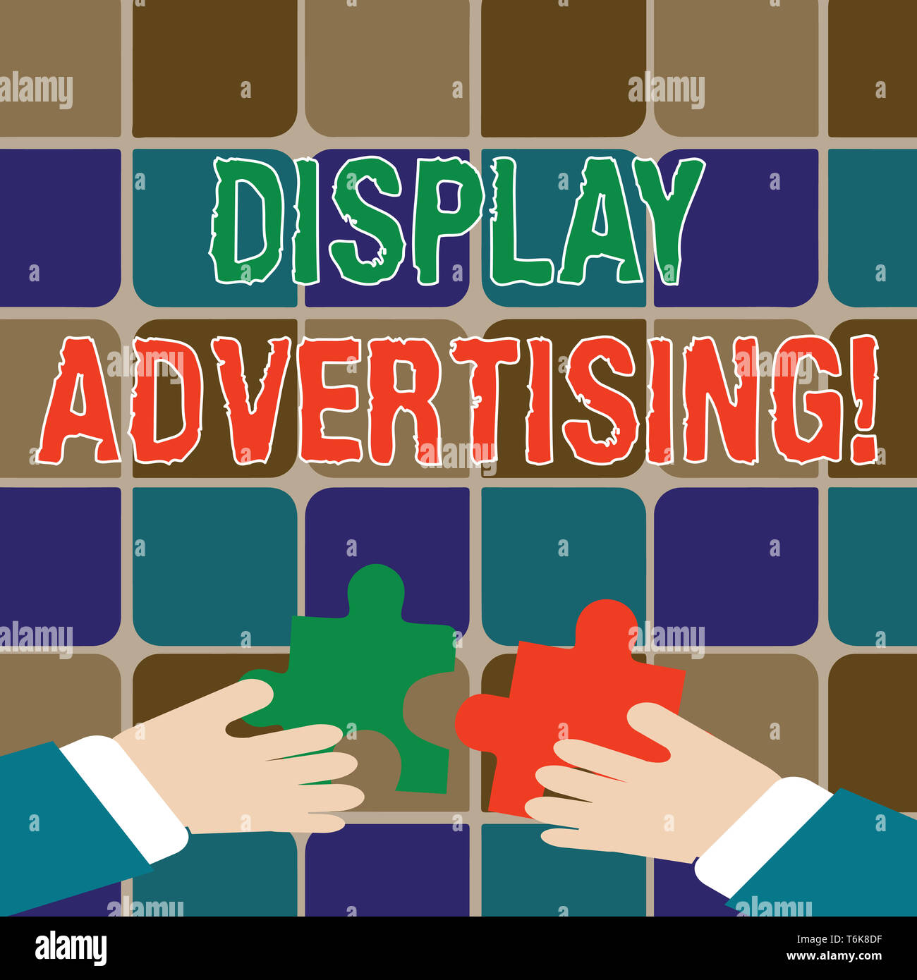 Writing note showing Display Advertising. Business concept for online ...