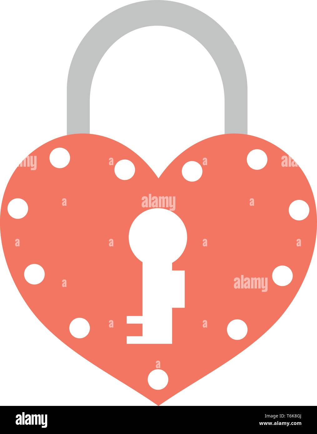 Love lock tradition Stock Vector Images - Alamy