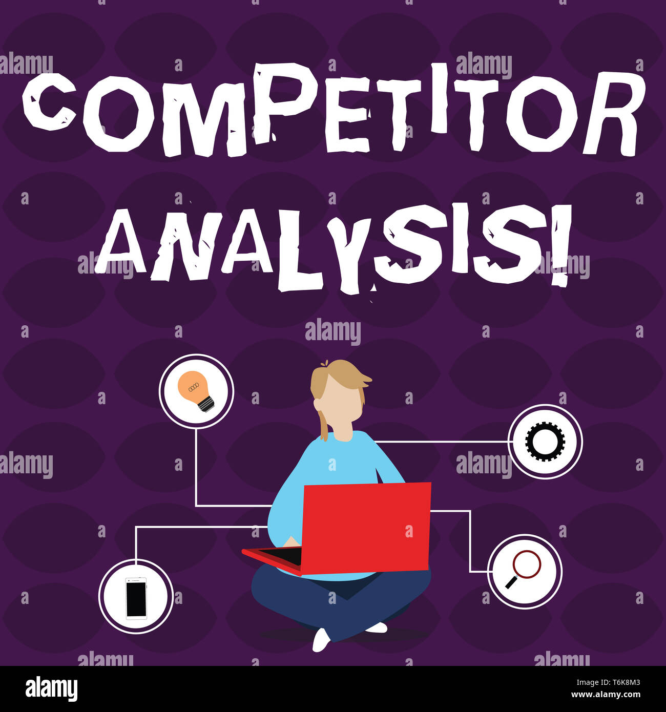 Word writing text Competitor Analysis. Business photo showcasing ...