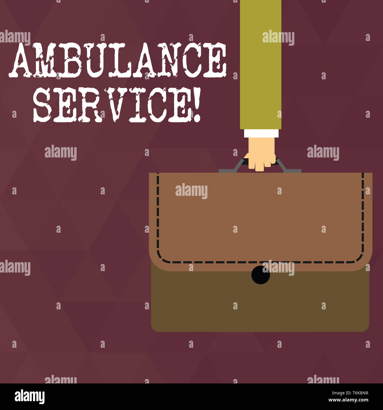 Writing note showing Ambulance Service. Business concept for emergency ...