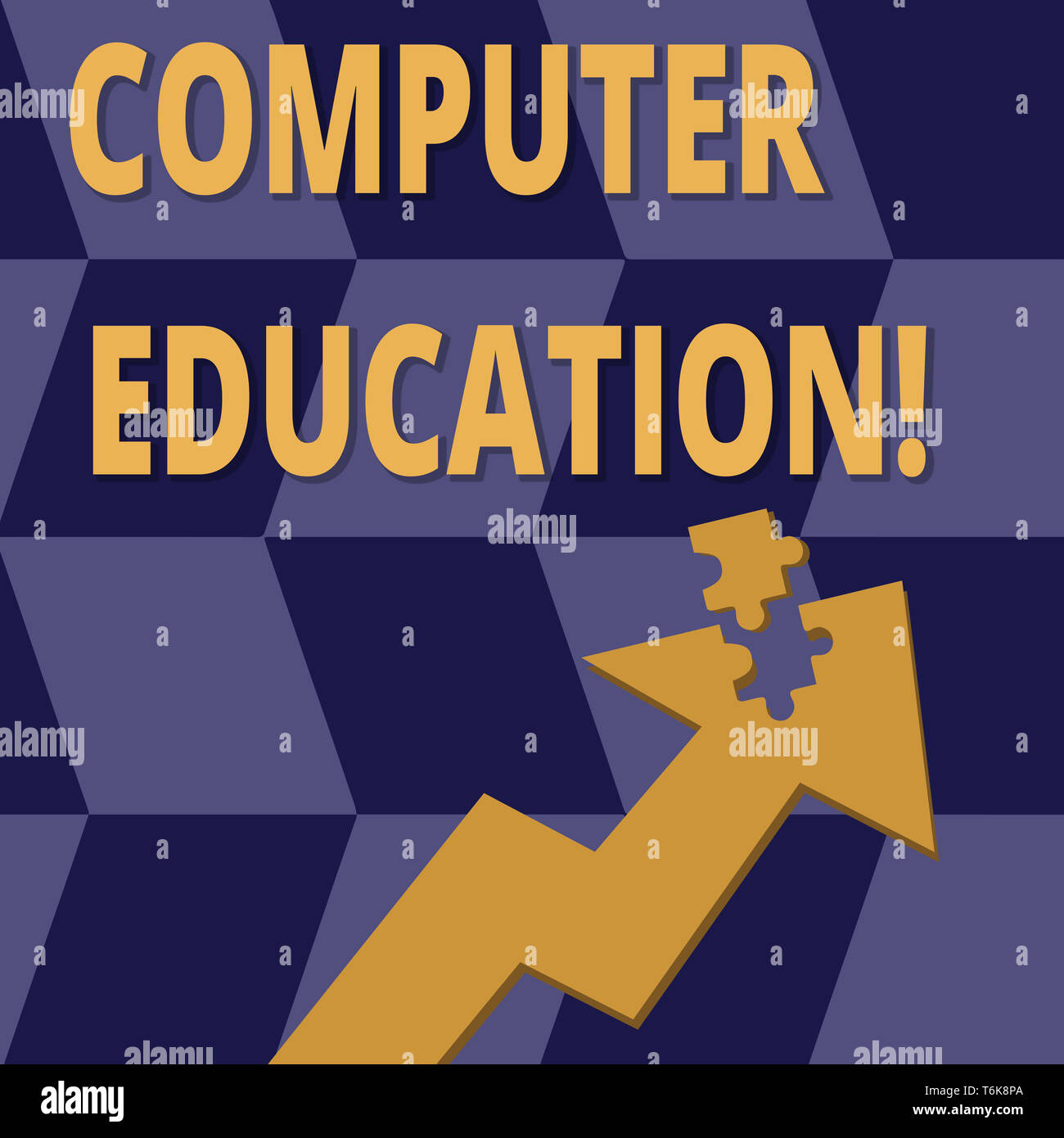 Handwriting text Computer Education. Conceptual photo gaining basic ...