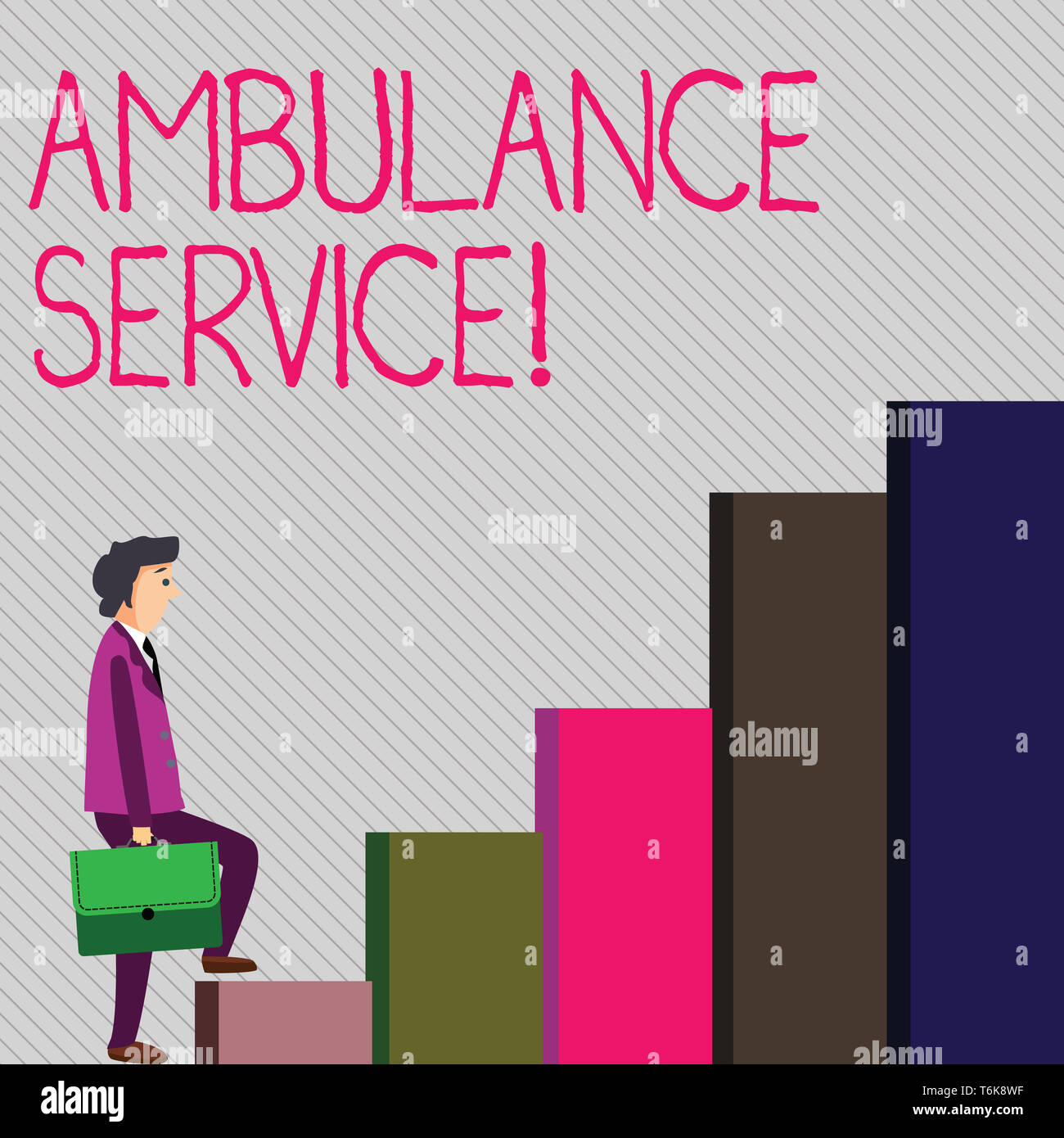 Conceptual hand writing showing Ambulance Service. Concept meaning ...