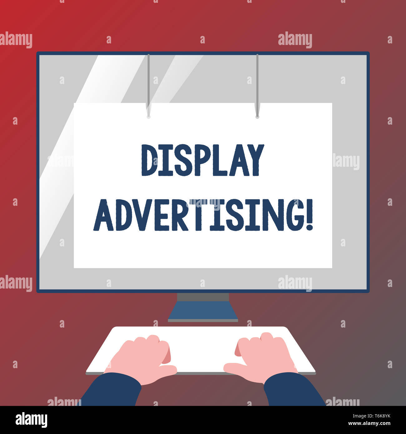 Conceptual hand writing showing Display Advertising. Concept meaning ...