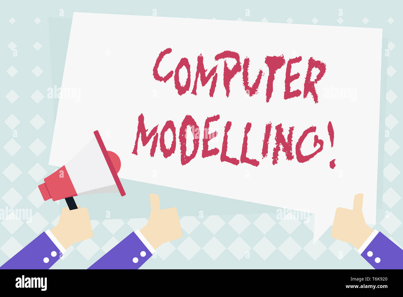 Conceptual hand writing showing Computer Modelling. Concept meaning ...