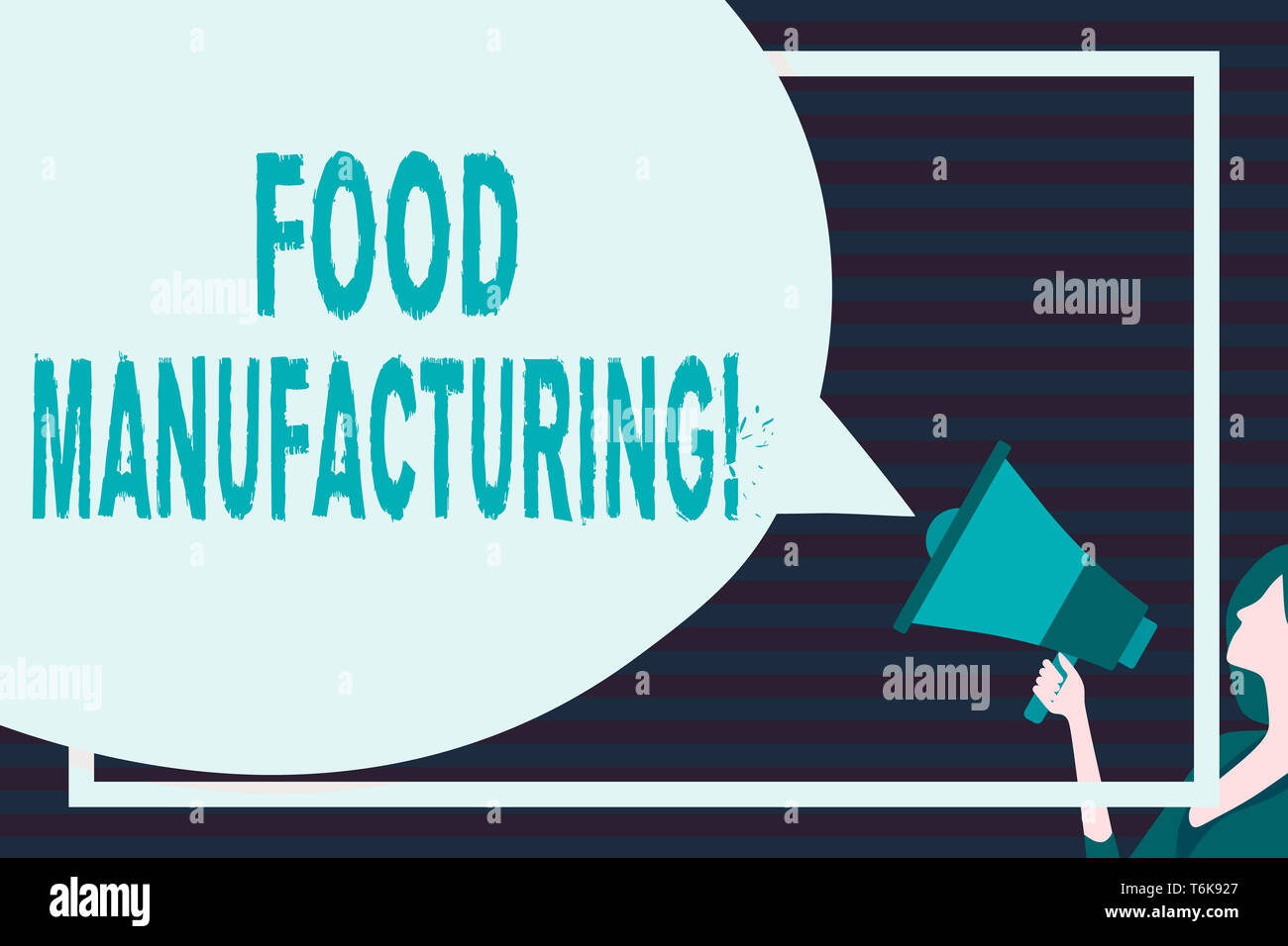 Conceptual hand writing showing Food Manufacturing. Concept meaning ...